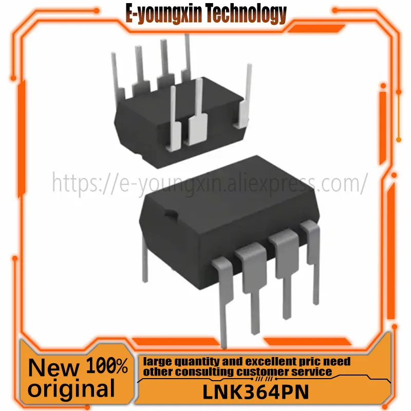 10-100pcs-LNK364PN-DIP7-LNK364P-DIP-LNK364-364PN-DIP-7-power-supply ...