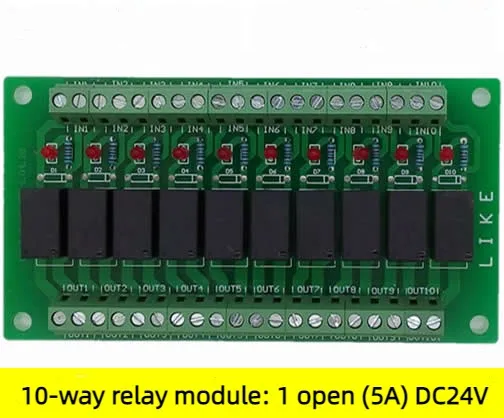10-bit-Relay-Board-Transistor-PLC-Protection-Board-PLC-Interface-Relay ...