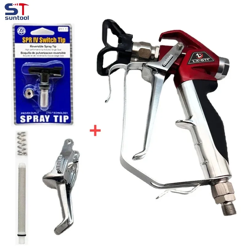 Suntool-Paint-Spray-Gun-RX-Pro-Red-Series-High-Pressure-Airless-538020 ...