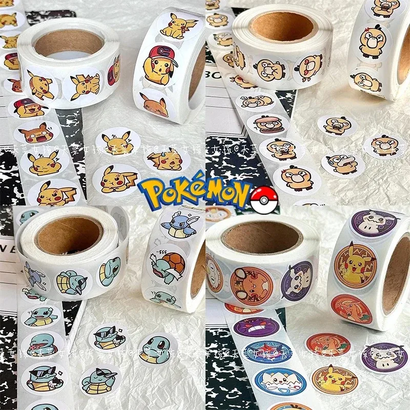 500Pcs-Pokemon-Sticker-Pikachu-Kawaii-Appointment-Book-Decorative ...