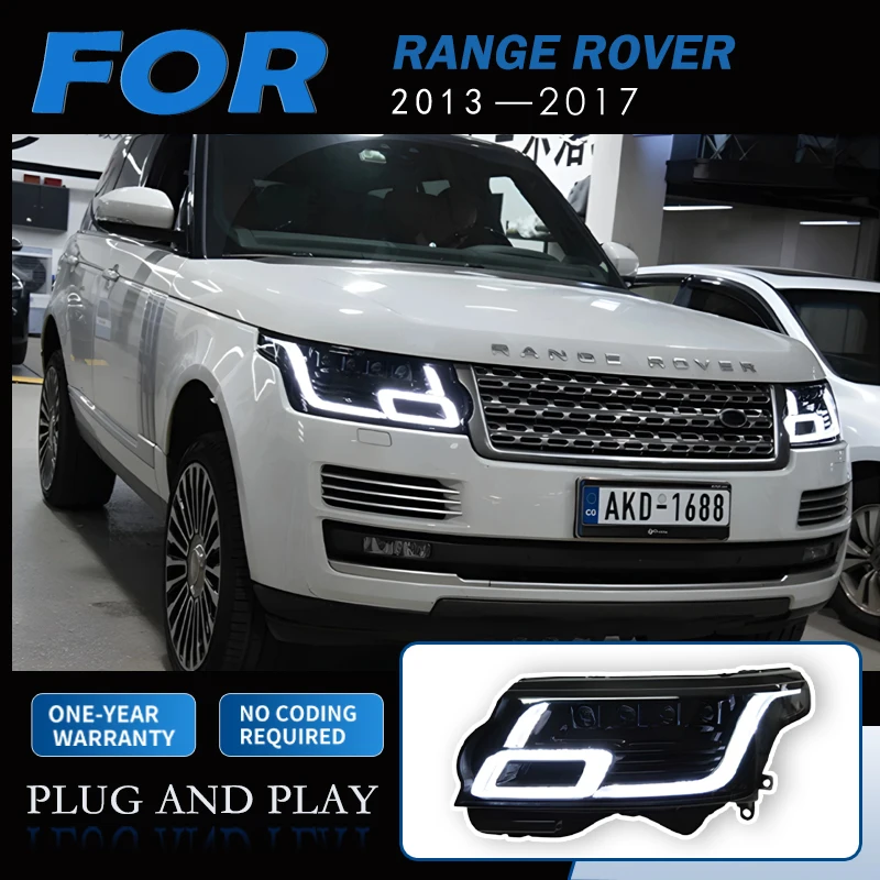 Headlight-For-Land-Rover-Range-Rover-LED-Headlights-2013-2017-Head-Lamp ...