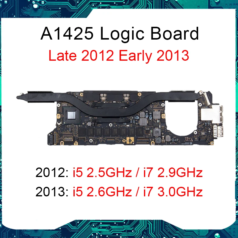 Laptop A1425 Logic Board 820-3462-a 2.6 Ghz Core I5 For Macbook Pro 13 ...