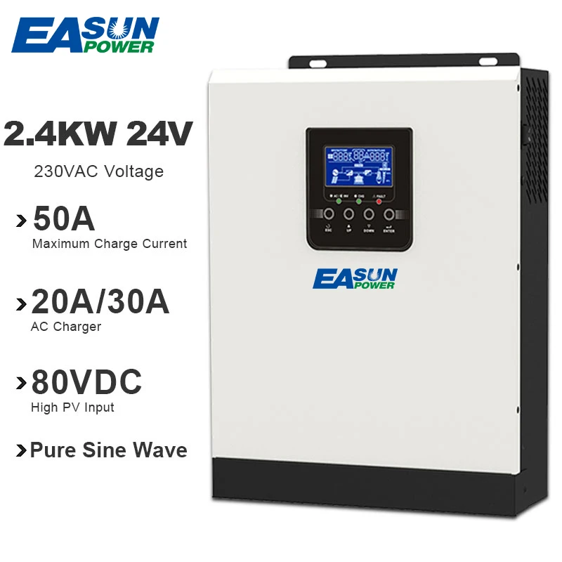 Solar-Inverter-3k-24v-220v-Pure-Sine-Wave-3KVA-Hybrid-Inverter-50-60HZ ...