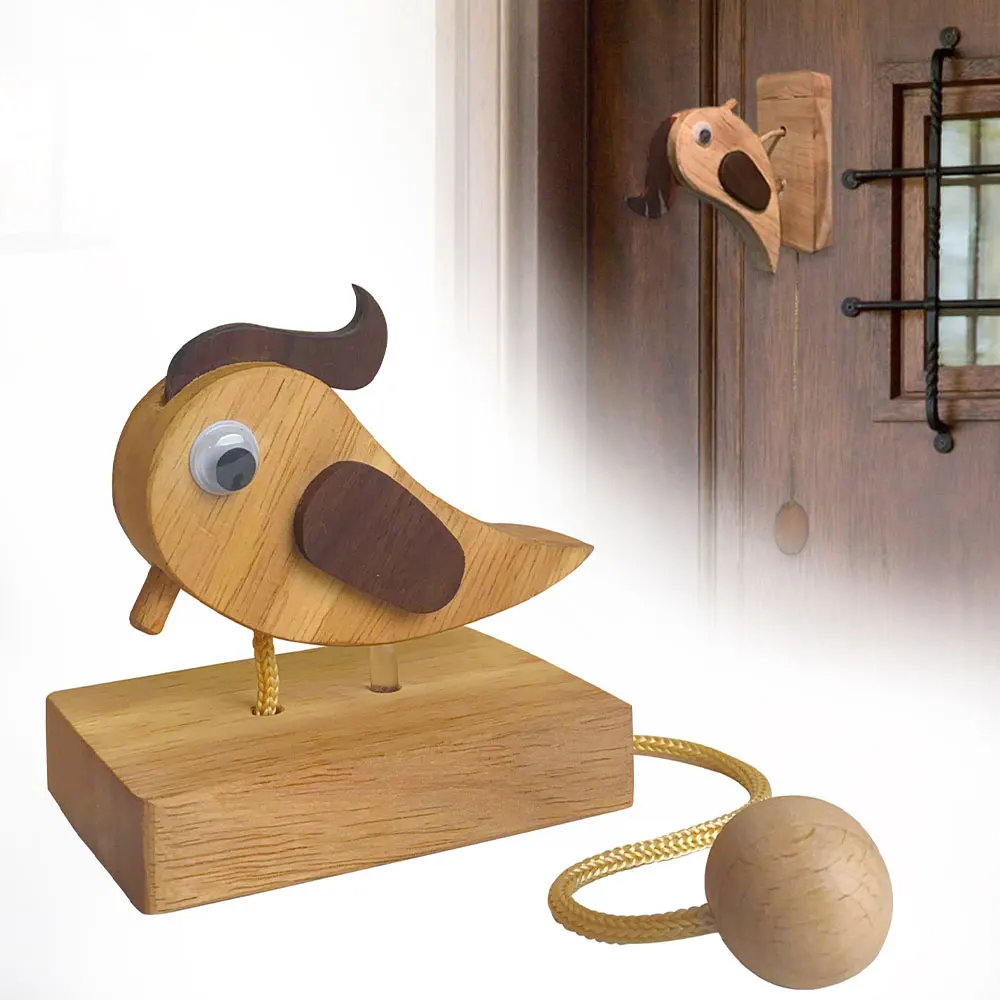 Woodpecker-Door-Knocker-Handmade-Creative-Doorbell-Woodpecker-Door-Bell ...