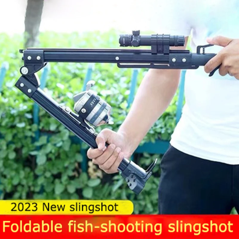 New-Fish-Shooting-Slingshot-Fishing-Artifact-High-precision-Laser ...