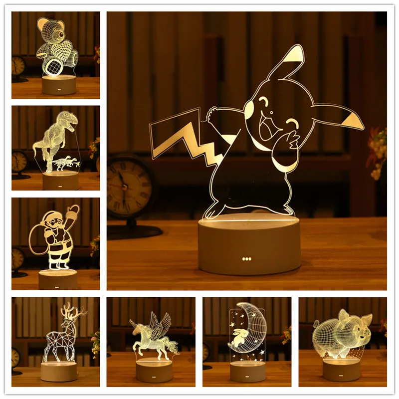 Kawaii-Pokemon-3D-Led-Night-Lamp-Pikachu-Anime-Figures-Night-Light ...