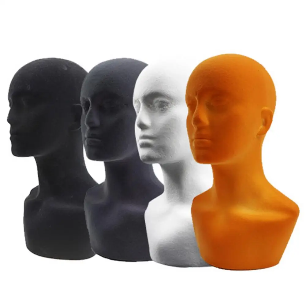 37cm-Male-Foam-Head-Mold-Hat-Glasses-Bracket-Wig-Head-Shooting-Props ...