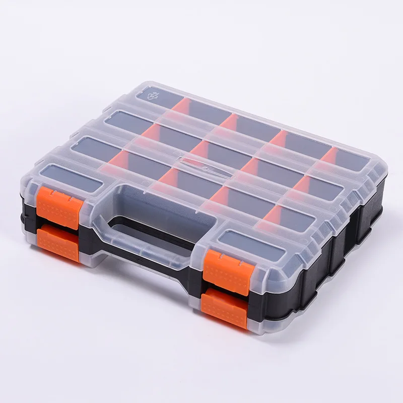 Car Tools Organizer Box Small Parts Storage Box Double Side Hardware ...