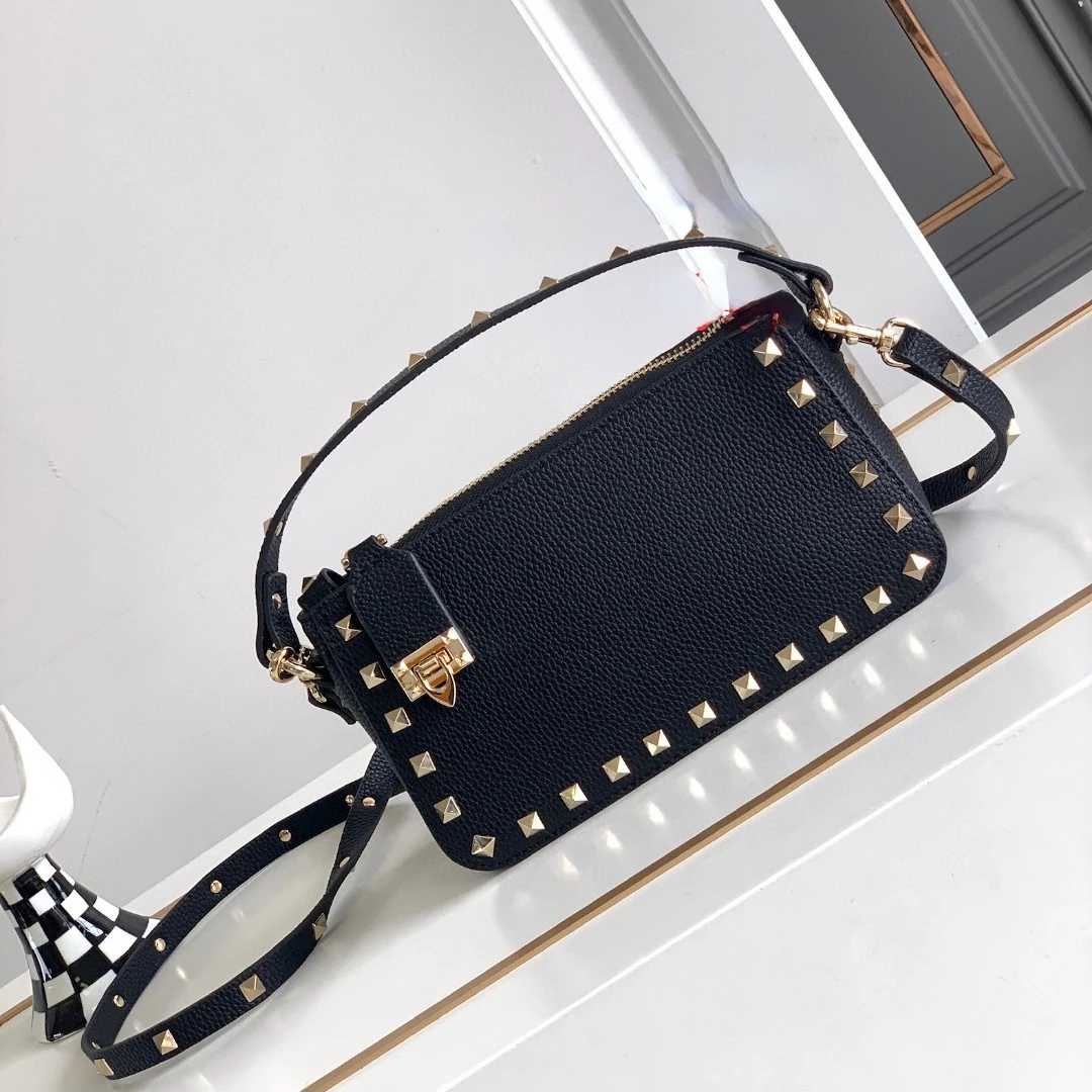 2024-Stud-Rivet-Designer-Black-Luxury-Design-Small-Crossbody-Bag ...