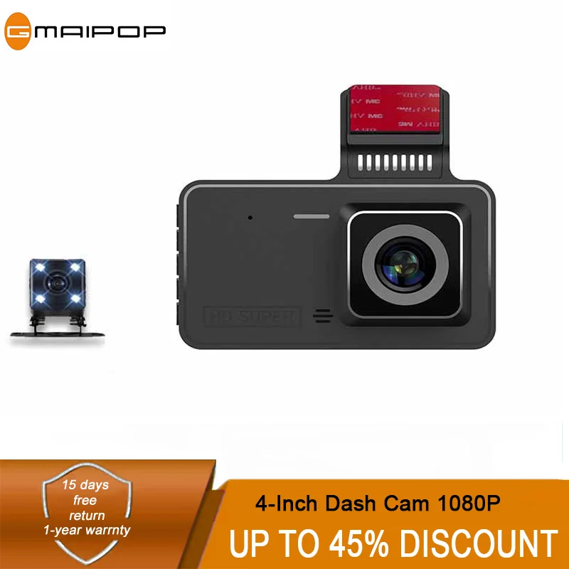 Dash-Cam-Front-and-Rear-View-Vehicle-Black-Box-Camera-Car-Video ...