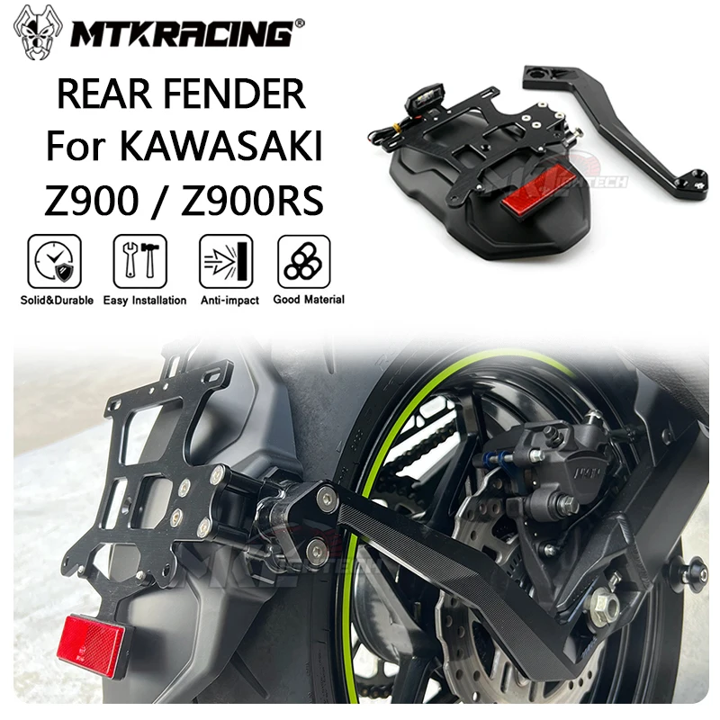 MTKRACING-REAR-FENDER-For-KAWASAKI-Z900-Z900RS-2017-2024-Motorcycle ...