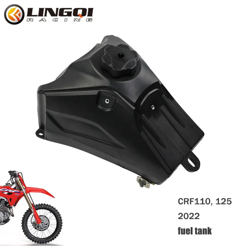 LING QI Motorcycle CRF110 CRF125 Fuel Gas Tank Oil Cans Gasoline Tanks ...