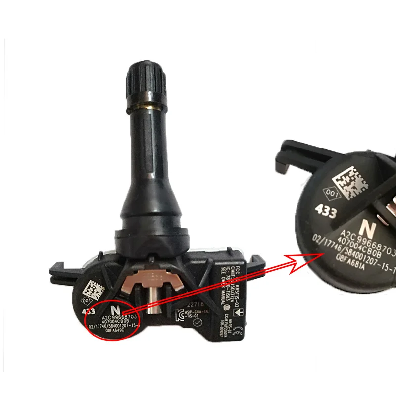 TPMS 433MHz 40700-4CB0B 407004CB0B Tire Pressure Sensor for 2016-2018 ...