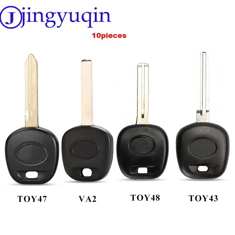 jingyuqin-10pcs-TOY43-TOY48-TOY47-VA2-Blade-Car-Transponder-Key-Shell ...