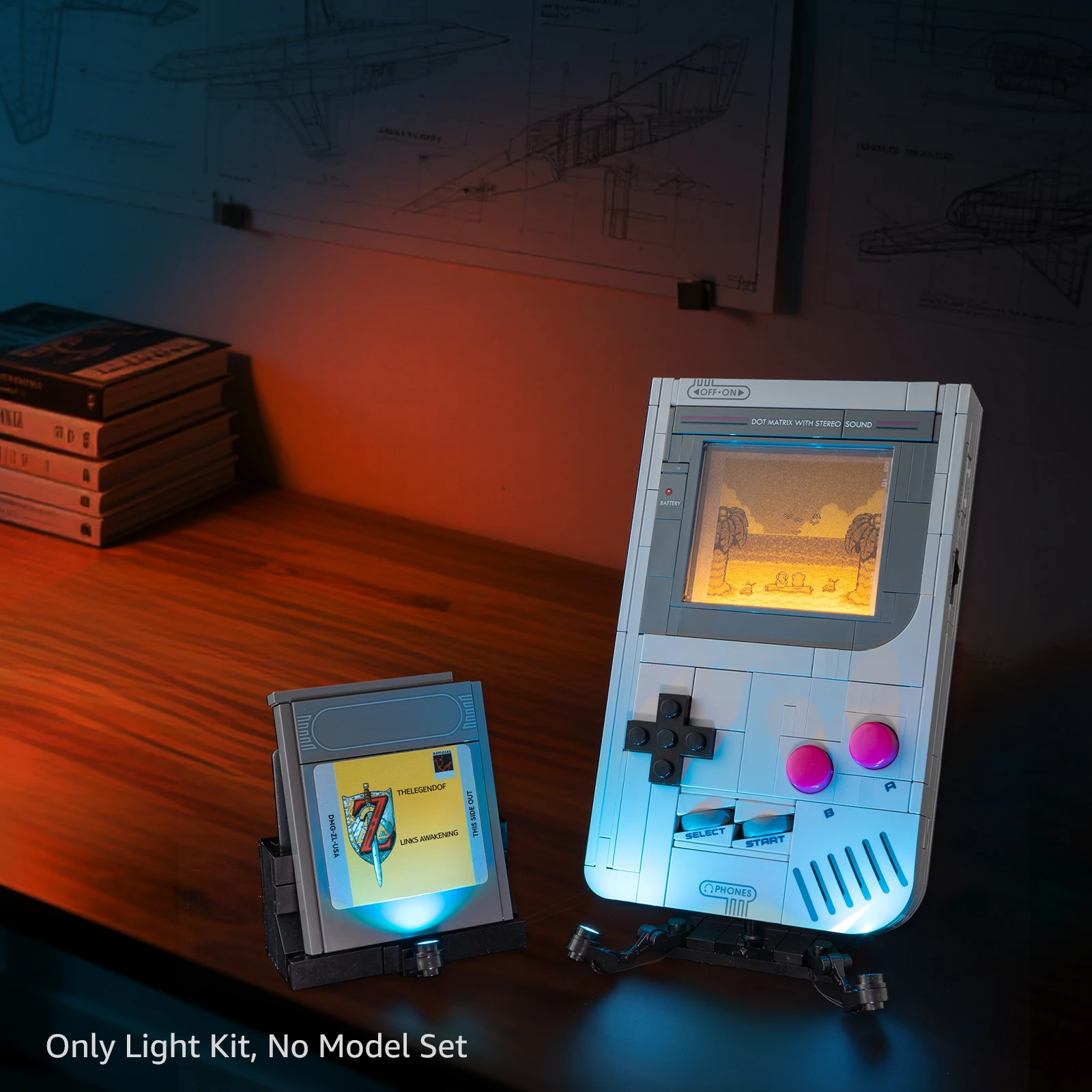 Kyglaring LED Light Kit suitable for Lego Gameboy Game Boy 72046 ...