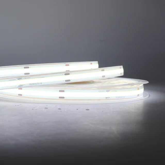 IP68 Waterproof COB LED Strip 12V 24V 480 LEDs/m High Bright Flexible ...