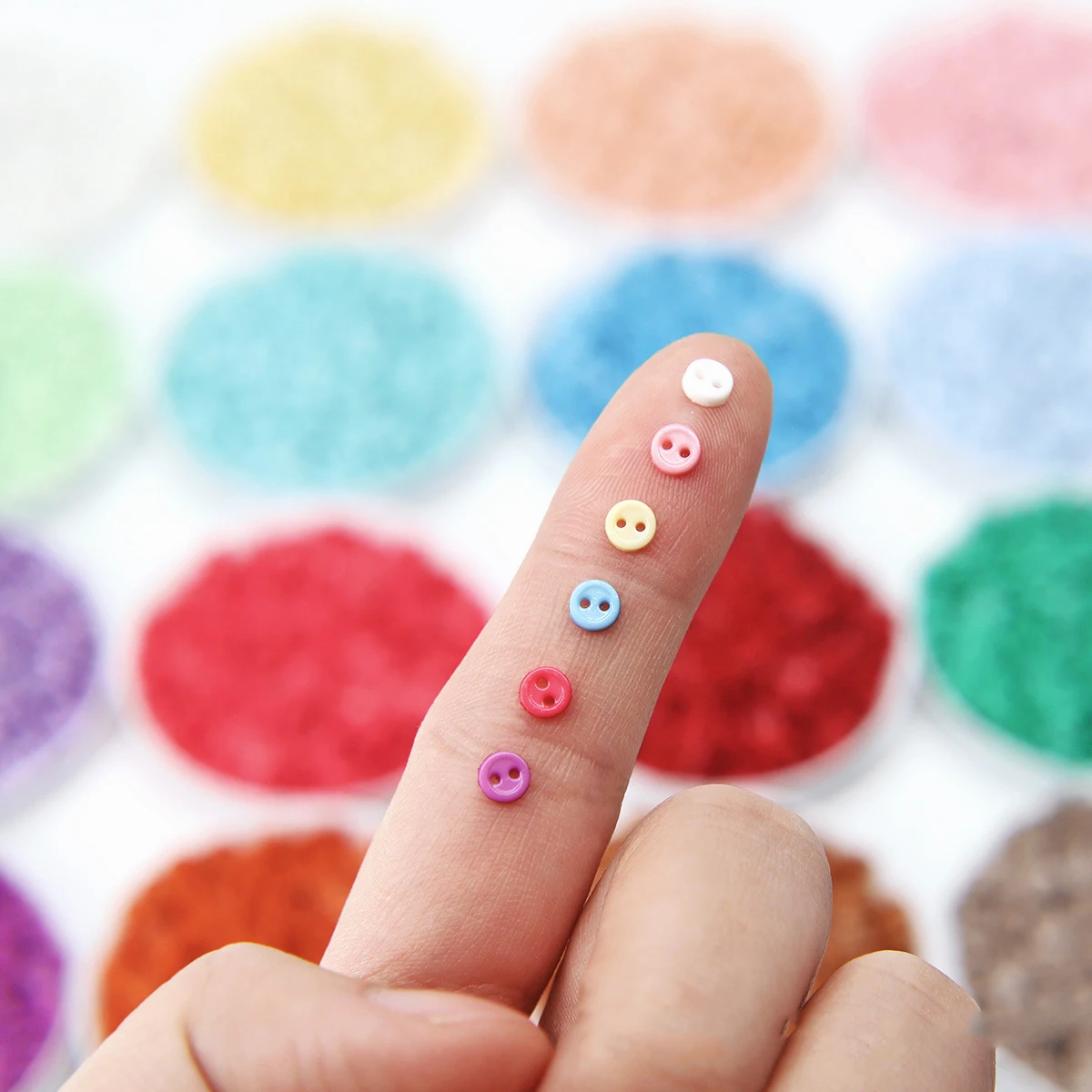 4mm-Handmade-DIY-Doll-Clothes-Round-Candy-Color-Tiny-Resin-Mini-Buttons ...