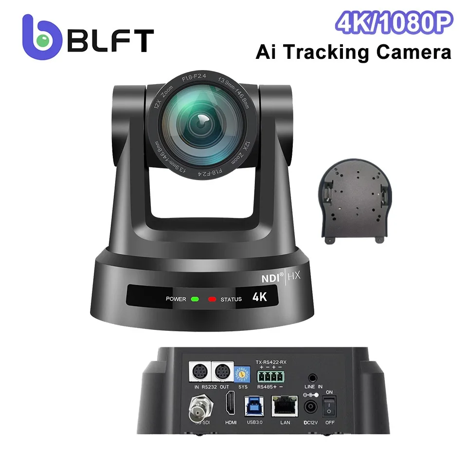 4k/1080p Ndi Poe Ptz Broadcast Camera 12x 20x 30x Zoom Conference ...