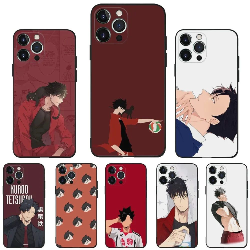 Tetsuro Kuroo Anime Phone Case For iPhone 16,15,14,13,12,11,Plus,Pro ...