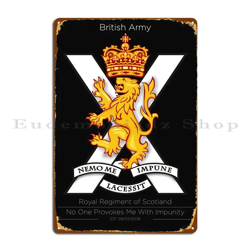 Royal-Regiment-Of-Scotland-Metal-Sign-Wall-Cave-Create-Character-Club ...