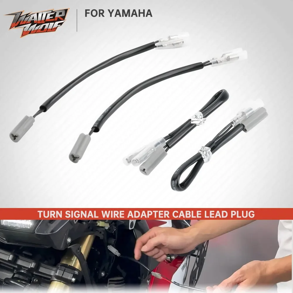 Turn-Signal-Marker-Wire-Adapter-Plug-Connector-For-YAMAHA-MT07-MT09-FZ ...