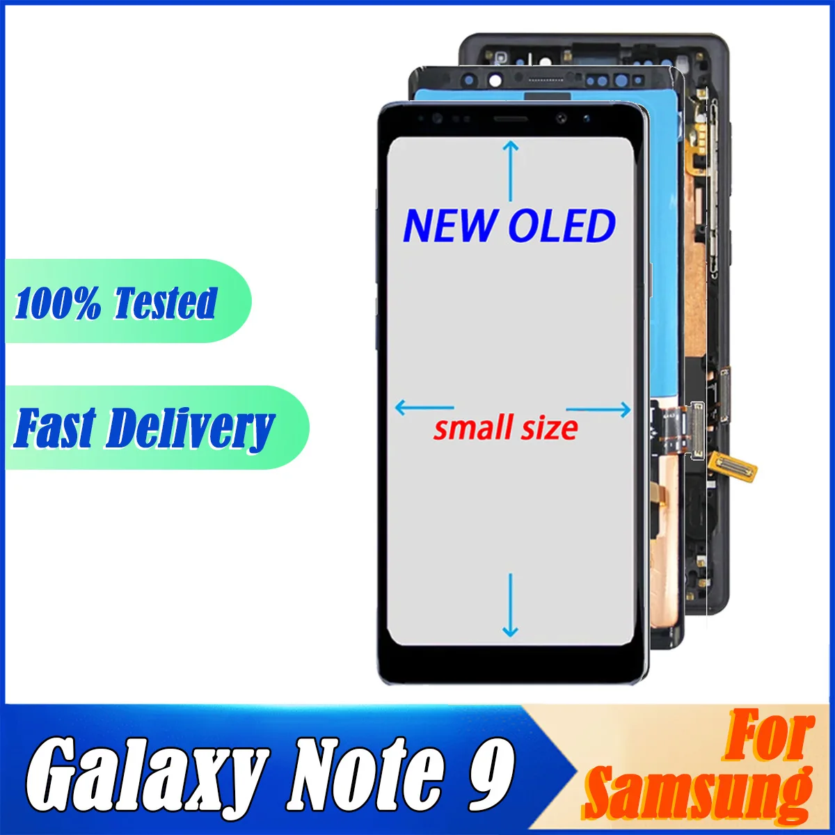 100-Tested-OLED-LCD-For-Samsung-Galaxy-Note-9-N960-N960F-N9600-N960U ...