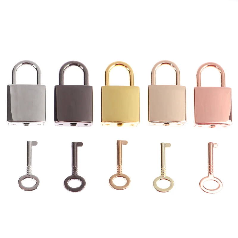 Luggage Hardware Accessories Decorative Glossy Padlock Small Square ...