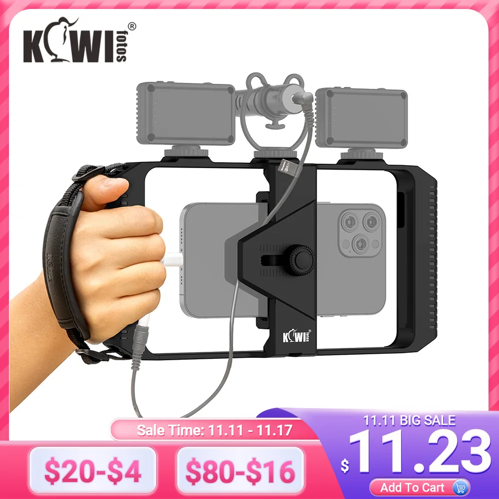 Smartphone-Video-Rig-Cellphone-Video-Stabilizer-Handheld-Tripod-Mount ...