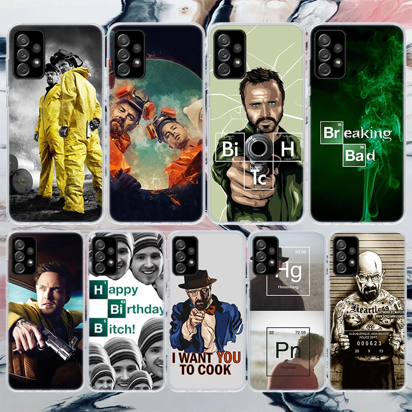 Breaking Bad TV Soft Phone Case For Samsung Galaxy A52 A53 A54 A12 A13 ...
