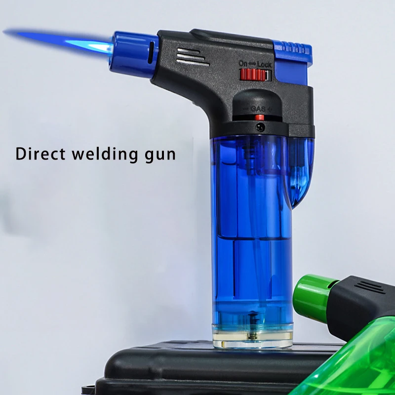 Spray-Gun-Windproof-Direct-Charge-Inflatable-Lighter-Outdoor-Barbecue ...