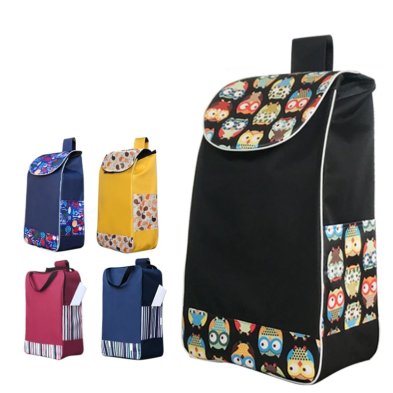 Multi-purpose Waterproof Shopping Cart Bag for Pull Folding Trolley ...