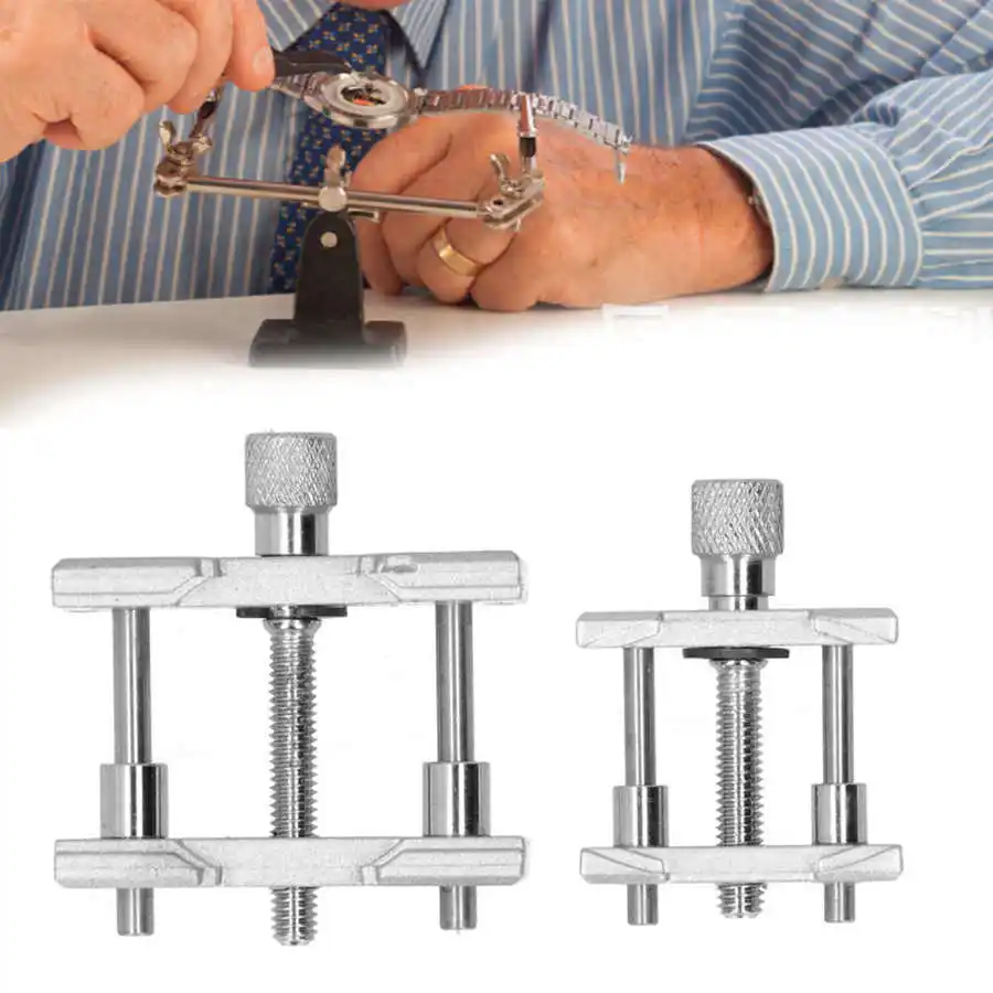 Watch Movement Holder Alloy Fixed Base Case Clamp Opening Holder ...