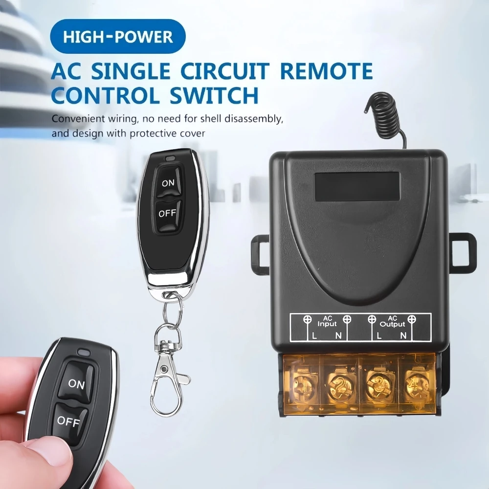 RF-Wireless-Remote-Control-Switch-433Mhz-AC-110V-120V-240V-220V-30A ...