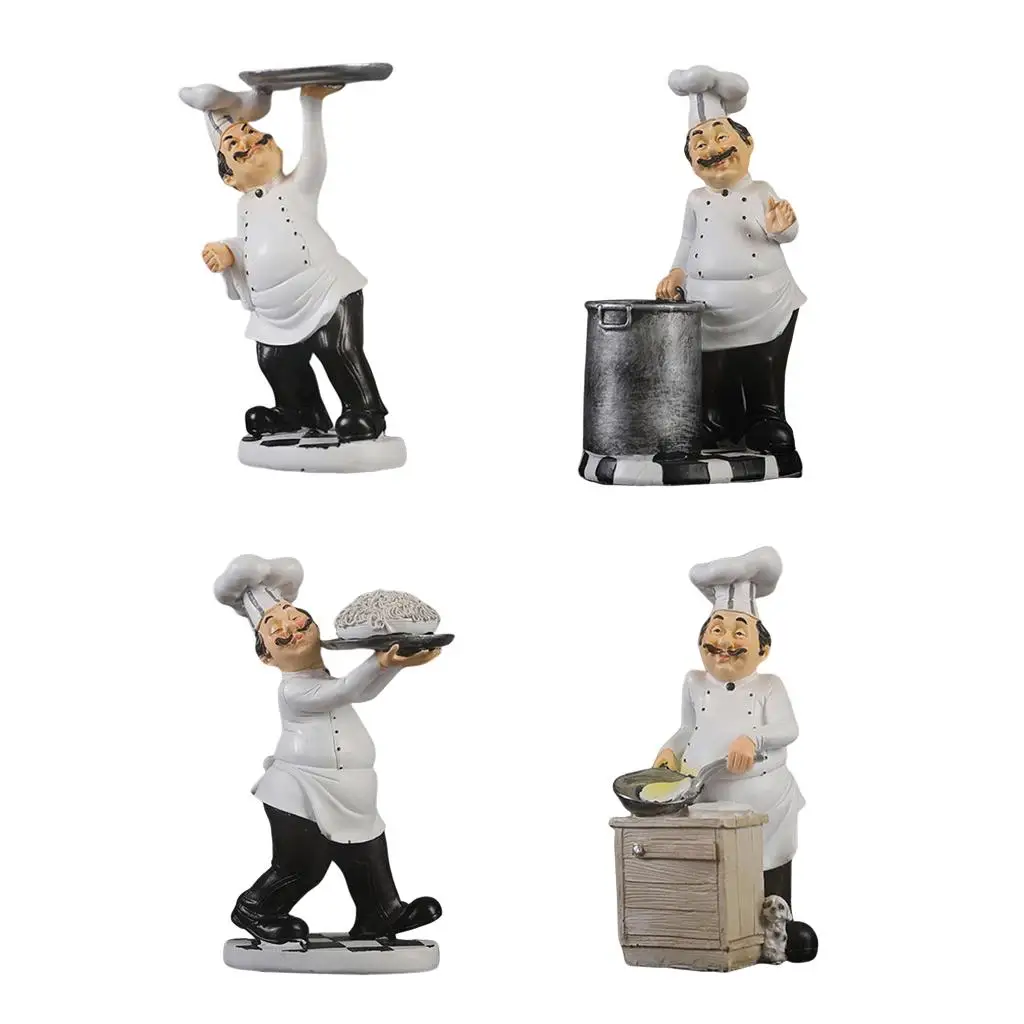 French-Chef-Pierre-Chef-Figurine-Decorative-Display-Stand-Table ...