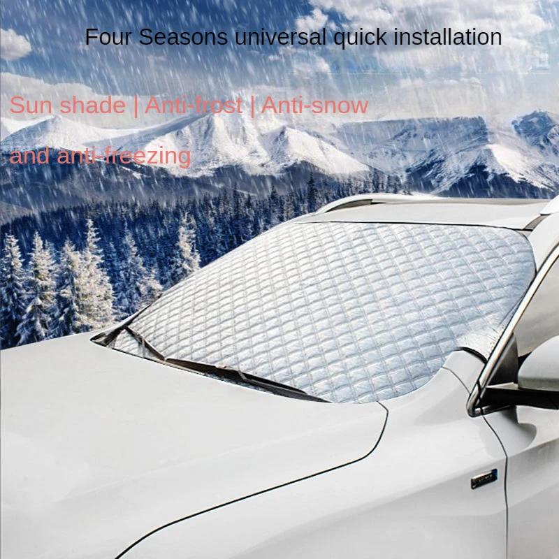 Car-Thickened-Snow-Shield-Winter-Snow-and-Frost-Protection-Magnetic ...