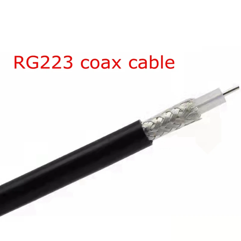 RG223 RG-223 Double Shielded RF Coaxial Cable Adapter Crimp for ...