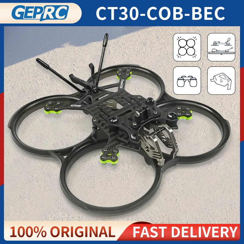 GEPRC-GEP-CT30-Frame-KIT-Cinebot30-3inch-FPV-Quadcopter-Carbon-Fiber ...
