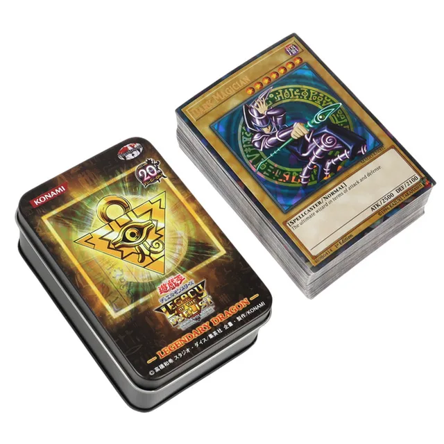 Cartas Yugioh de 72 piezas, cartas holográficas con caja de lata, versión en inglés, Golden ...