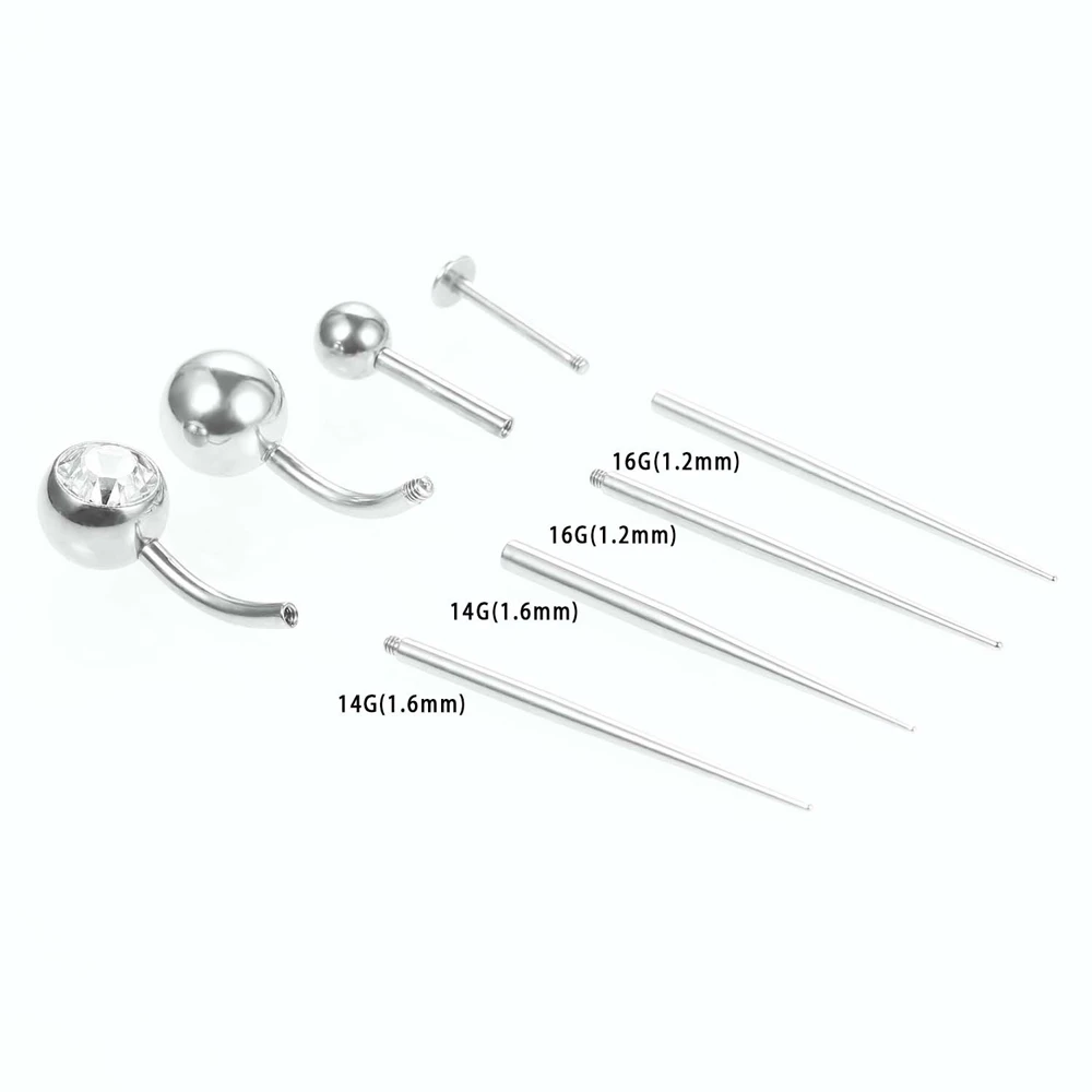Body Piercing Kit Needles | Needle Piercing Titanium | Titanium ...