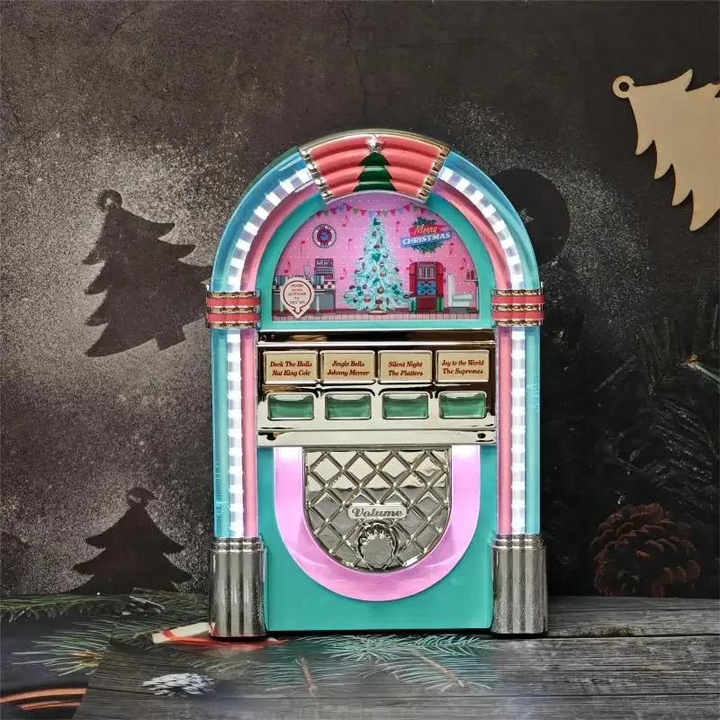 American-Mr-Christmas-Jukebox-Music-Box-Toy-Gift-Ornament-for-Children ...