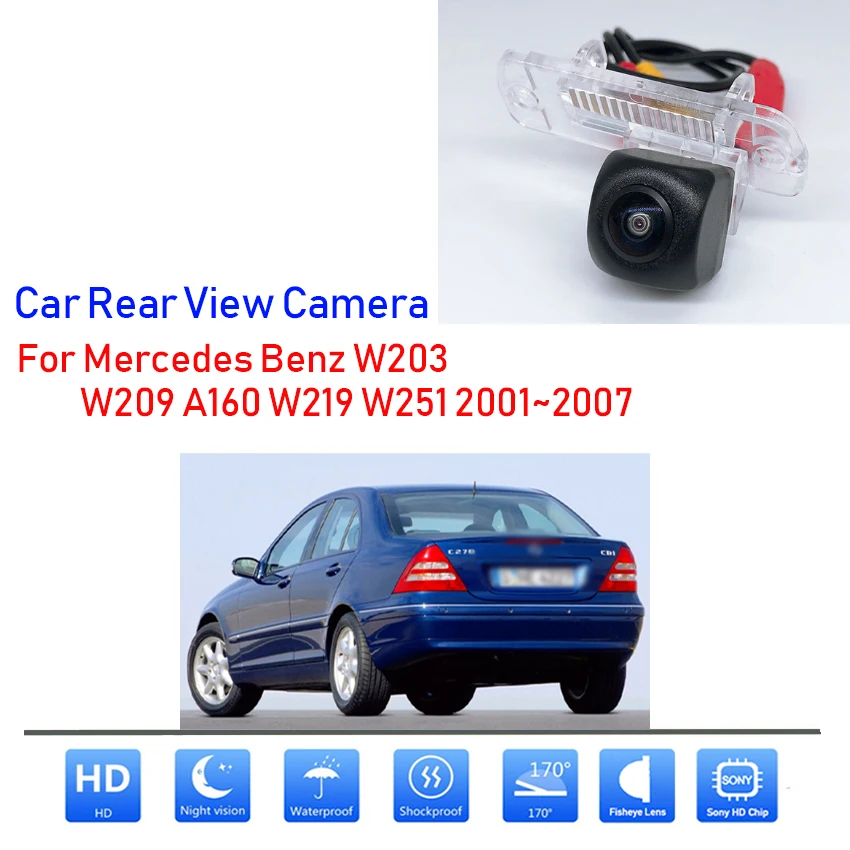 Backup-Rear-View-camera-For-Mercedes-Benz-W203-W209-A160-W219-W251-2001 ...