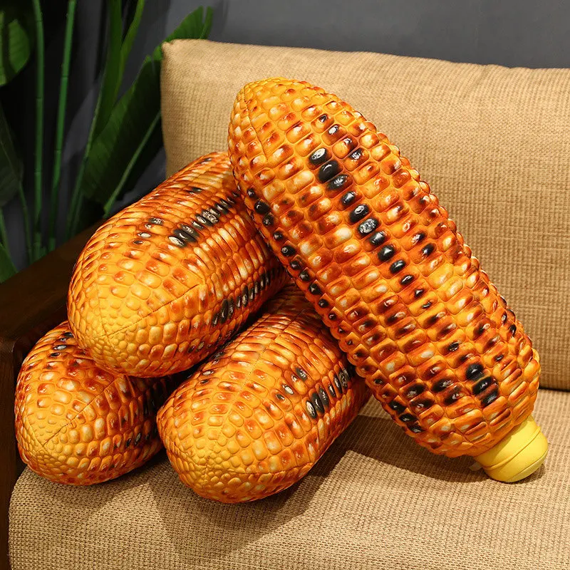 45 55cm Simulation Corn Plush Toy Lifelike Vegetable Corn Doll Lovely ...
