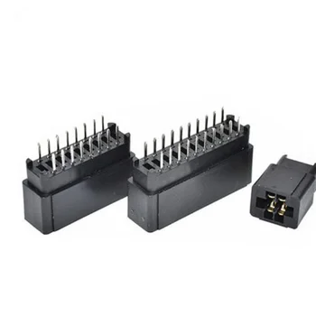 2.54mm Pitch Edge Card Connector Slot Bus Socket Gold Finger Socket PCB ...