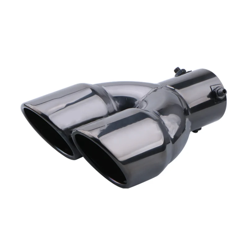 Car-Exterior-Accessories-Dual-Outlet-Exhaust-Tips-Muffler-Tail-Pipe ...