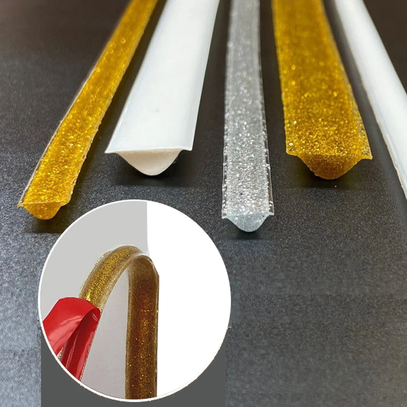 5m Concave Line Self-adhesive Edge Strip Beautiful Seam Wall Corner Gap ...