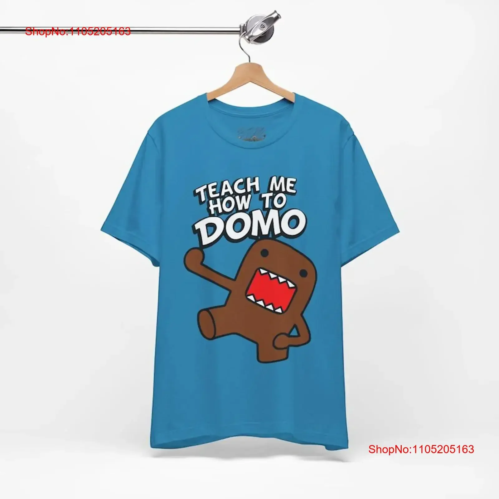Emo Scene y2k Fashion T Shirt Teach Me How To Domo Kun Hip Hop Swag ...