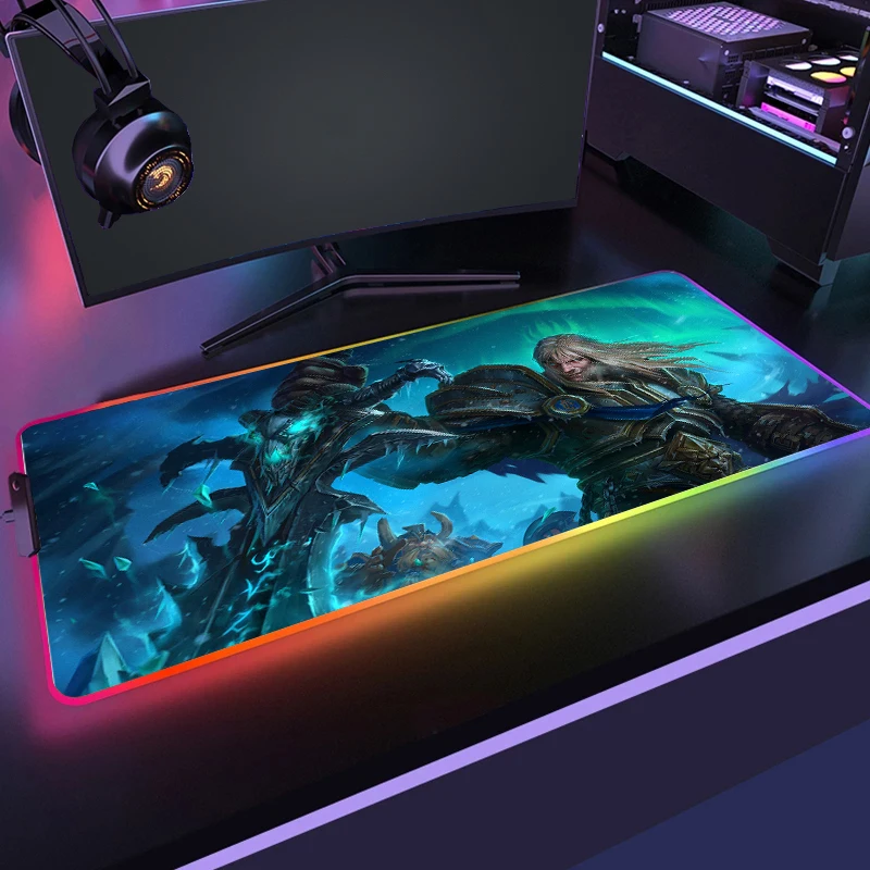 Rgb World Of Warcraft 900x400 Lich King Large Mousepad Gamer Computer ...