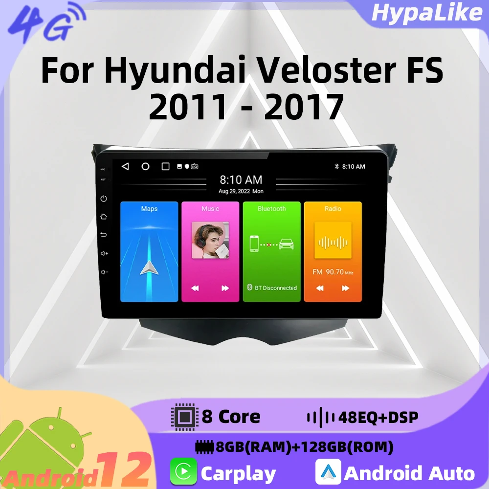 Car-Radio-for-Hyundai-Veloster-FS-2011-2017-2-Din-Android-Screen-Stereo ...