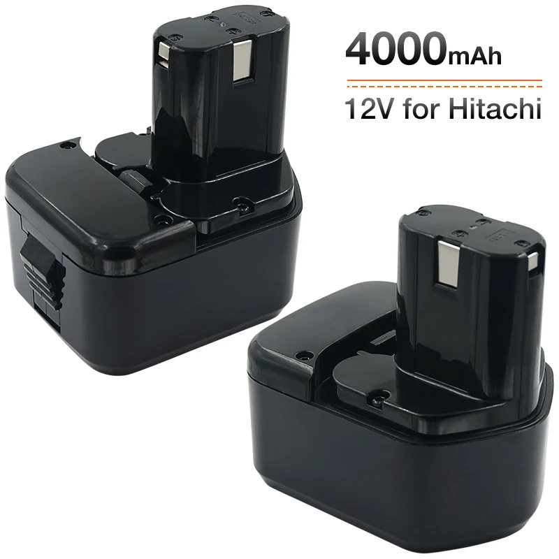 12v 4000mah Ni-mh Battery For Hitachi Eb1212s Eb1214l Eb1214s Eb1220bl ...