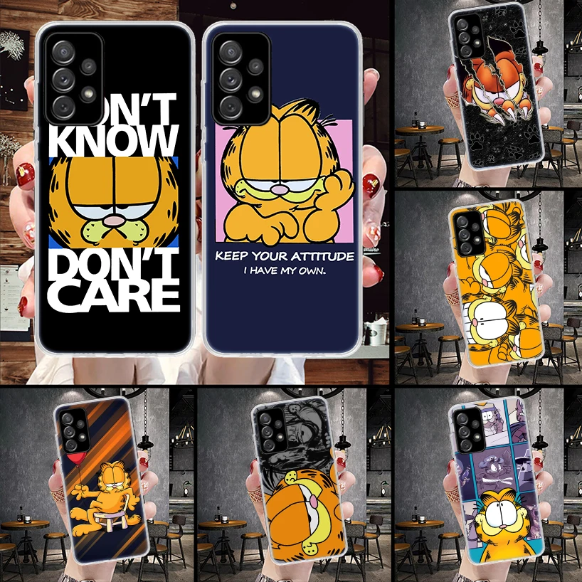 Cartoon-G-Garfield-Phone-Case-For-Samsung-Galaxy-A54-A53-A52-A34-A33 ...